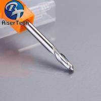 China Tungsten Cobalt Alloy 2 Flute Ballnose End Mill Spiral Edge for sale