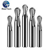 China Tungsten Cobalt Alloy 2 Flute Ballnose End Mill Spiral Edge for sale
