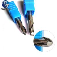 China Tungsten Cobalt Alloy 2 Flute Ballnose End Mill Spiral Edge for sale