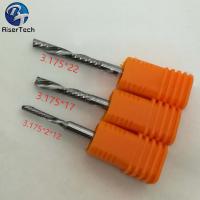 China Single Flute Down Cut Spiral Carbide End Mill For MDF Wood Cutting And Engraving for sale