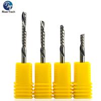 China 1 Flute Acrylic Wood MDF Cutter CNC Tools Single Carbide End Mill for sale