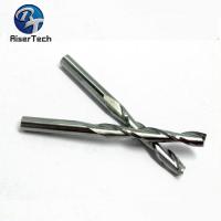 China Solid Carbide Router Bits Two Flute Flat Square End Mill For Wood MDF Hard Wood for sale