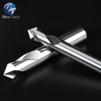 China 90 Degree V Shape Carbide CNC Spot Weld Drill Bits For Aluminum Copper for sale