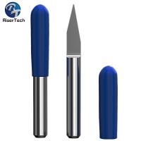 China 3.175-16mm Tungsten Steel And Cobalt Alloy Plastic Router Bits With V Shape for sale