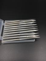 China Straight Sharp Taper Engraving Tungsten Carbide Tools End Mill Two Flutes For Wooden Tools Milling Cutter for sale