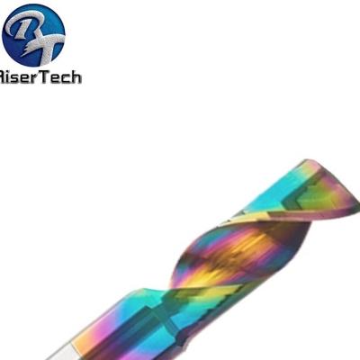 China 6mm Shank 2 Flute Aluminum Copper End Mill Smooth Cutting Edge for sale