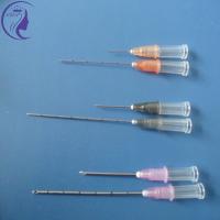 China Micro tip blunt cannula needle 25G 27G cannula for hyaluronic acid dermal filler injection for sale