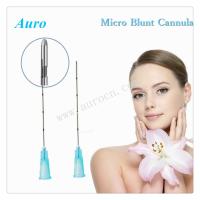China 25g 50mm micro stainless steel blunt tip needle cannula For dermal filler syringe for sale