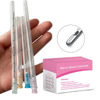 China Disposable 18G 22G 23G 25G 38mm 50mm needle korea micro blunt tip cannula for sale