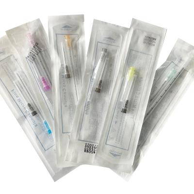 China Medical sterile high quality stainless steel disposable body face micro blunt tip cannula for sale