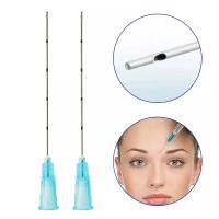 China High quality factory stainless steel 25G 27G micro blunt tip cannula for hyaluronic acid filler korea for sale