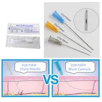 China 18g 25g 70mm Micro Cannula Blunt Tip Cannula Needles For Injectable Hyaluronic Acid for sale