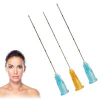 China 18G 22G 25G 30g 50mm Microcannula Needles Blunt Micro Cannula For Filler for sale