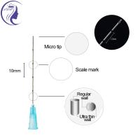 China Blunt Tip Syringe Micro Cannula 25G 50mm Injection For Dermal Filler for sale