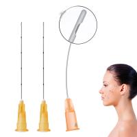 China Medical Absorbable Suture 27G 50mm Blunt Tip Side Hole Fine Micro Cannula for sale
