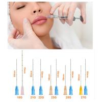 China Micro Tip Needle Buttock Injection Medical Sterile Stainless Steel Blunt Needle Cannula Dermal Filler for sale