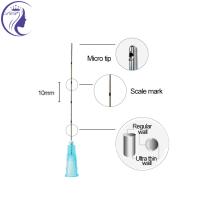 China 18G 50mm Micro Plastic  Blunt Tip Cannula For Dermal Filler Injection for sale