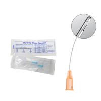 China Flexible Disposable Blunt Tip Micro Cannula Injection Needle 25G 50MM For Fillers for sale