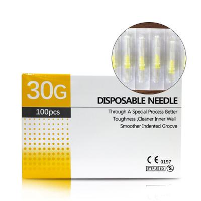 China extra long hypodermic needle veterinary 16g 25cm meso-relle luer needles for mesotherapy 30g 0 for sale