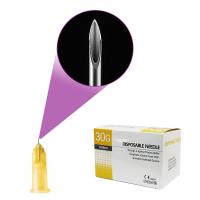 China High Safety Meso Gun Sterile Hypodermic Needle For Body 30G 32G 34G 1.5mm 4mm 6mm for sale