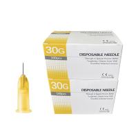 China Medical Epoxy  Sterile Hypodermic Needle 30G 4mm 13mm  Stainless Steel Material for sale