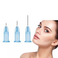 China Disposable  Extra Long Safety Hypodermic Needle 34g 2mm Mesotherapy Needle for sale