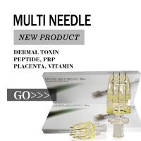 China Mesotherapy Multi Needle 5 Pin 9 Pins Korea Crystal Multi Needle For Meso Gun Injector for sale