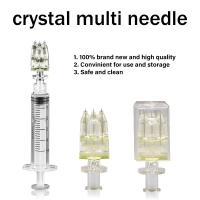 China Transparent Mesotherapy Multiple Needle Injection 5 Pin For Meso Gun for sale