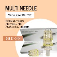 China Transparent Mesotherapy Multiple Needle Injection 5 Pin For Meso Gun for sale