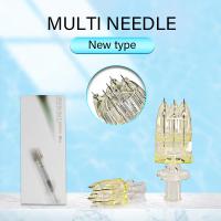 China Crystal 5 Pins Multi Injector Needles Disposable Syringe Meso Needle for sale