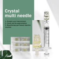China Mesotherapy Multi Needle Injection 5 Pin 9 Pins Korea Crystal Multi Needle for sale