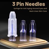 China disposable sterile water mesotherapy 3pin crystal multi needle for sale