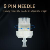 China 32g needle adjustment vital injector water meso gun 9 pin multi needle for sale
