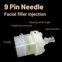 China 32g needle adjustment vital injector water meso gun 9 pin multi needle for sale