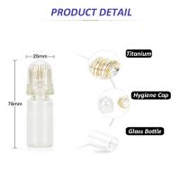 China 10ml Improving complexion skin rejuvenation 64 pin hydra roller for sale