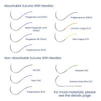 China Manufacturers Absorbable Monofilament Surgical Suture Polydioxanone for sale