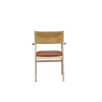 China 60×55×88cm Solid Wood Upholstered Dining Chairs Removable Wooden Cushioned Dining Chairs for sale