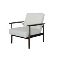 China Mid Century Solid Wood Lounge Chair Comfort With Upholstered Seat And Back for sale