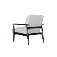 China Mid Century Solid Wood Lounge Chair Comfort With Upholstered Seat And Back for sale