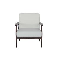China Mid Century Solid Wood Lounge Chair Comfort With Upholstered Seat And Back for sale
