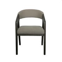 China Comfortable Solid Wood Upholstered Dining Chairs Customization Wooden Padded Dining Chairs for sale