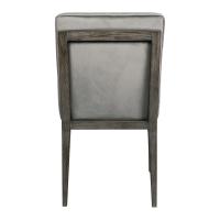 China Velvet Upholstered Dining or Lounge Chair with Armrests and Solid Wood Frame for sale