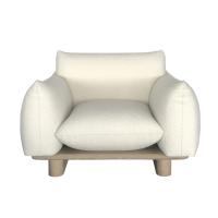 China Compact One Person Couch With Dual Armrests Comfortable For Modern Living for sale