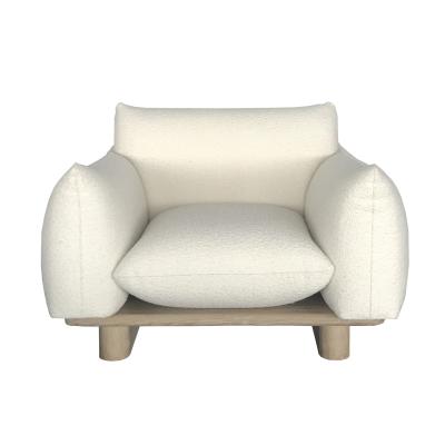 China Compact One Person Couch With Dual Armrests Comfortable For Modern Living for sale