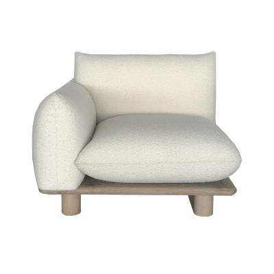 China Right Arm Single Seater Sofa 106×103×78cm Flexible Modular Combinations for sale