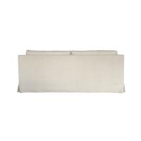 China Linen Upholstery Two Cushion Sofa With Removable Covers And Throw Pillows for sale