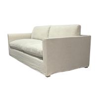 China Modern Sofa With Wood Legs Two Three Seater Sofa With Linen Cotton Fabric for sale