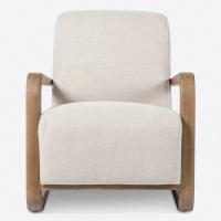 China Solid Wood Mid Century Modern Lounge Chair Stable And Relax 68*100*72cm for sale