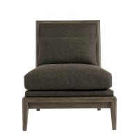 China Eco Friendly Linen Upholstered Lounge Chair With Soft Padded Backrest And Cushion for sale