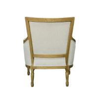 China French Country Solid Wood Lounge Chairs Sunshine Resistance Farmhouse Accent Chair for sale